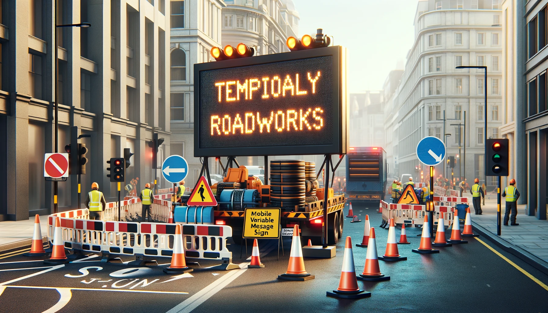 Como Fazer Sinalização Temporária de Obras na Via Pública